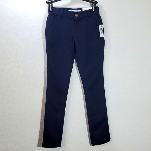 Old Navy | Bottoms | Nwt Kids Slim Blue Old Navy Uniform School Pants ...